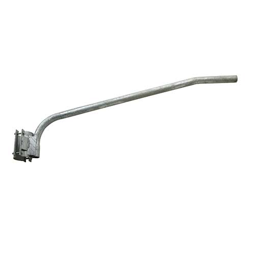 2 in. x 30 in. Steel Plain Cantilever Style Bracket to Wrap Poles ...