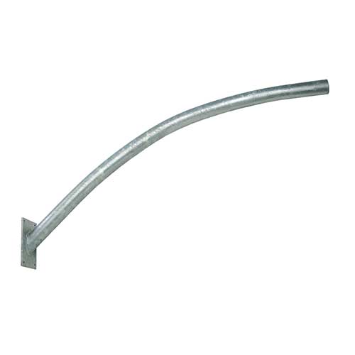 2 in. x 6 ft. Steel Continuous Upsweep Bracket for Wall Mounting ...