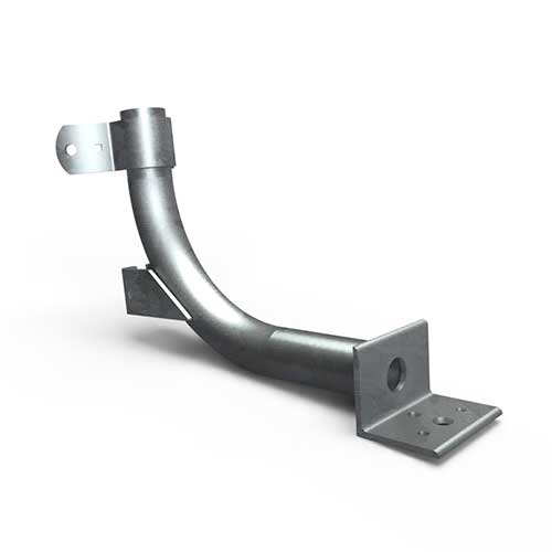 2 in. x 18 in. Steel Crossarm Bracket for Wood Pole Mounting - Utility ...